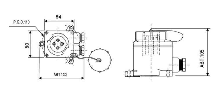 WATERTIGHT RECEPTACLE, 3+EARTH, AC380-415V/440-460V, R12-3, RED, AC500V ...