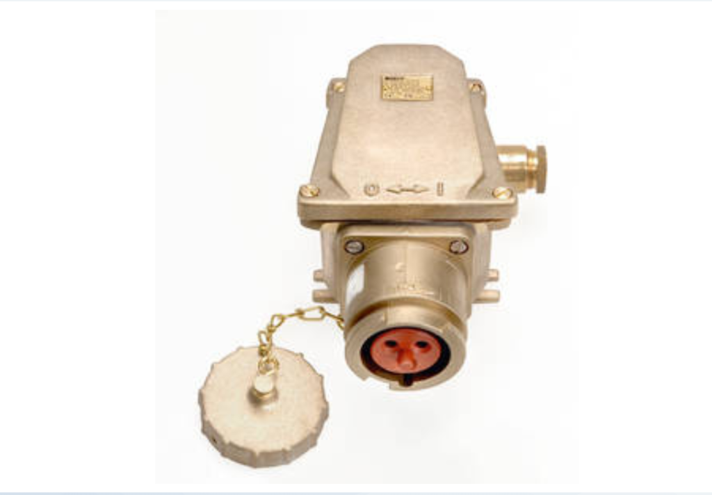 Ex socket 16A 130V, brass, IP66 5516/D/4h/2×24-Z14 – Dream Marine