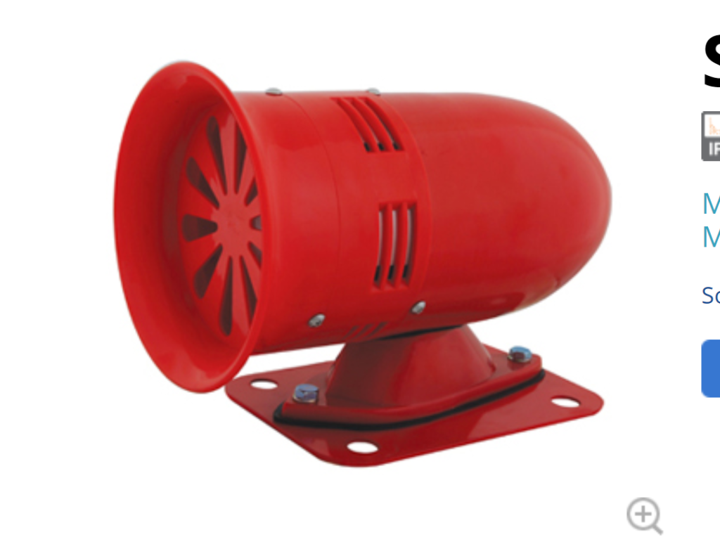 SM400 123dB Heavy duty motor siren – Dream Marine