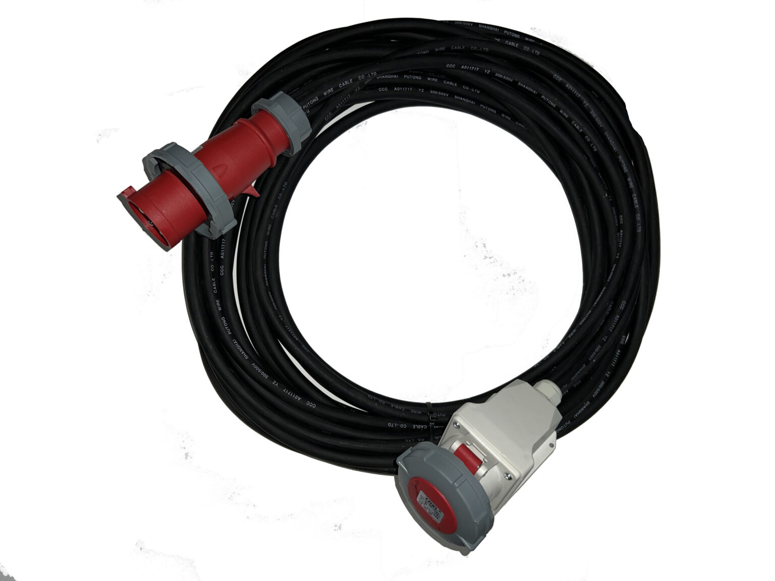 Reefer Extension Cable 20mtr with Container Socket & Plug 32A 4p 3h ...
